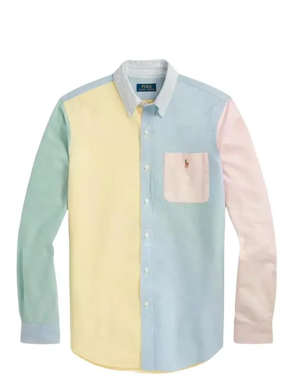 Polo Ralph Lauren Colour-block Pocket Shirt - Yellow