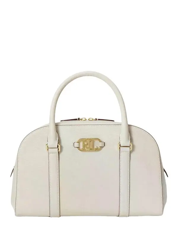 Ralph Lauren Logo Plaque Tote Bag - Neutrals