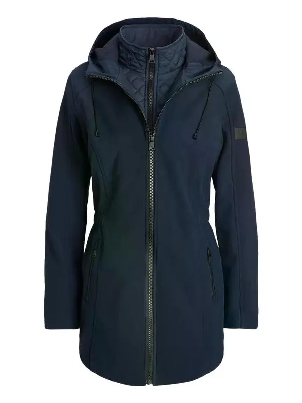 Ralph Lauren Drawstring-waist Hooded Coat - Blue