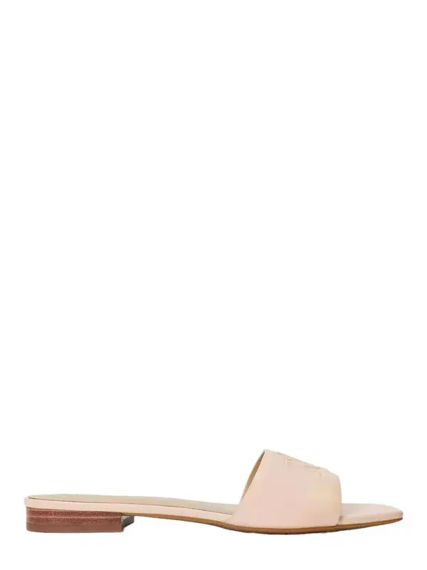 Ralph Lauren Everley Leather Sandals - Pink