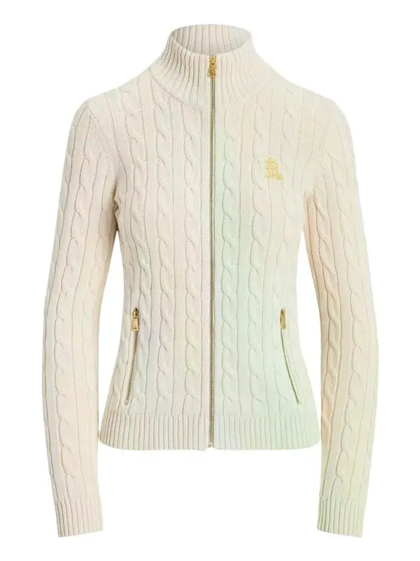 Ralph Lauren Cable-knit Zipped Jacket - Neutrals