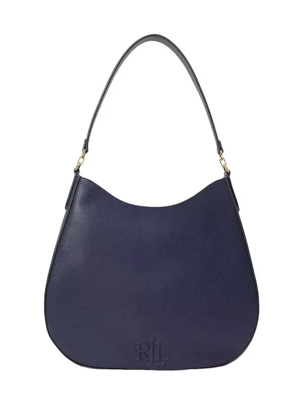 Ralph Lauren Embossed-logo Shoulder Bag - Blue