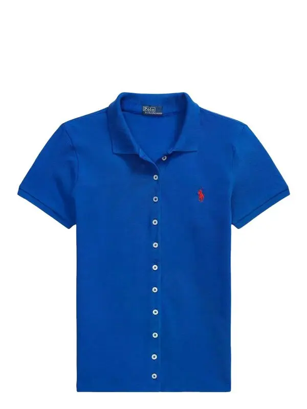 Polo Ralph Lauren Buttoned Polo Shirt - Blue