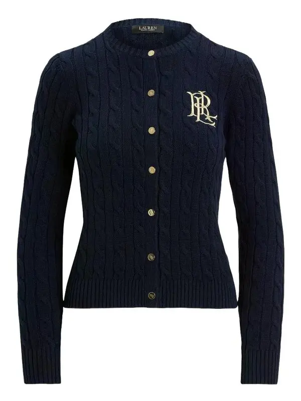Ralph Lauren Cable-knit Buttoned Cardigan - Blue