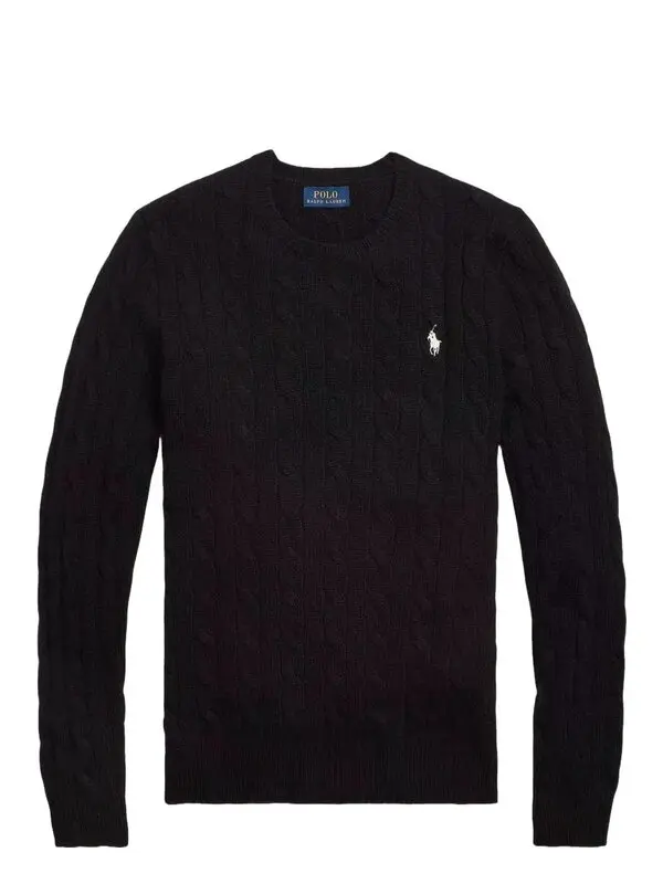Polo Ralph Lauren Cable-knit Sweater - Black