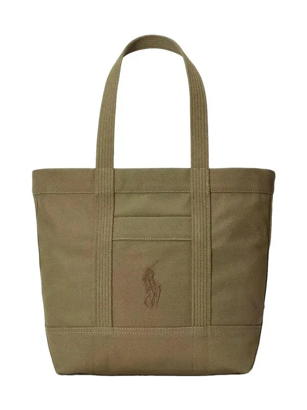 Polo Ralph Lauren Logo Appliqué Tote Bag - Green