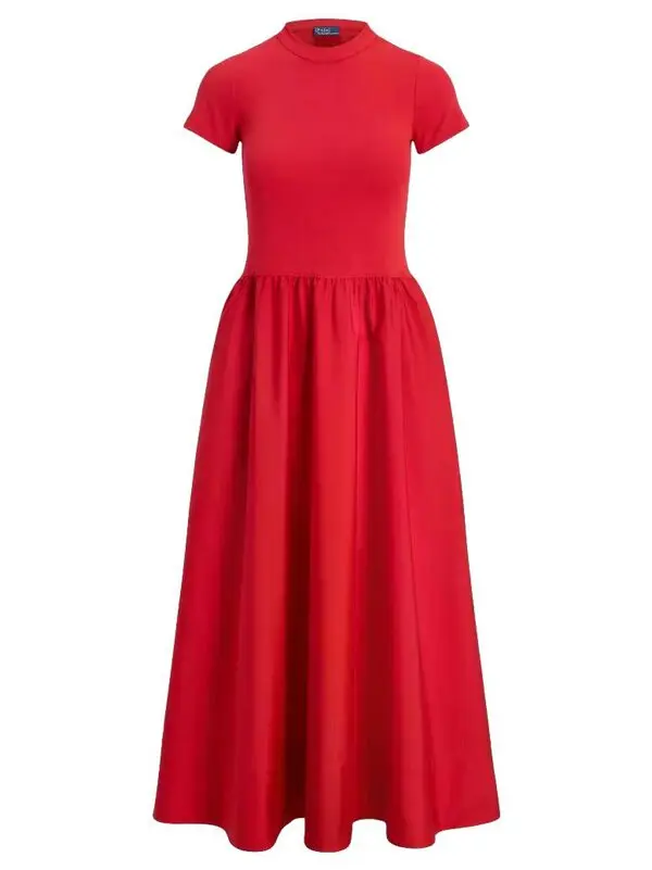 Polo Ralph Lauren Short-sleeve Midi Dress - Red