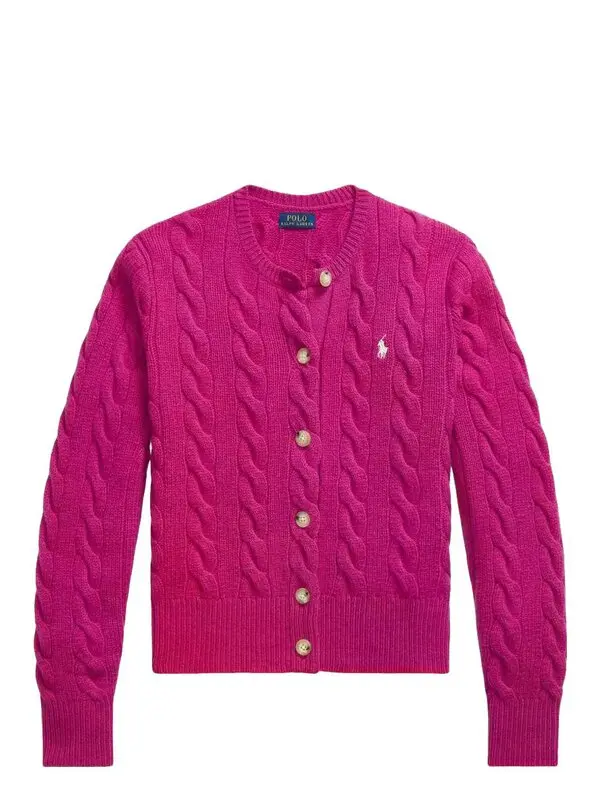 Polo Ralph Lauren Cable-knit Cardigan - Pink