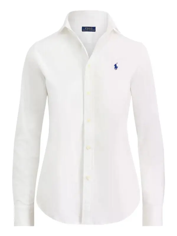 Polo Ralph Lauren Long-sleeved Button-up Shirt - White