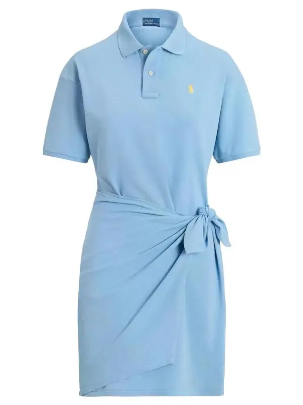 Polo Ralph Lauren Short-sleeve Midi Dress - Blue
