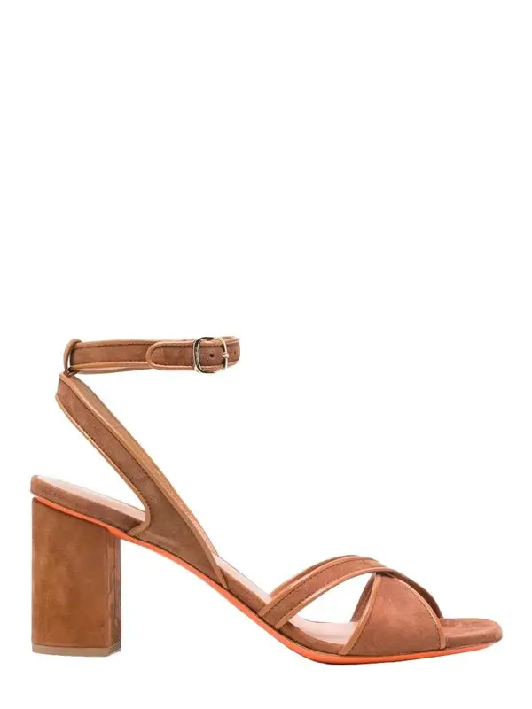Santoni Ankle Strap Sandals - Brown