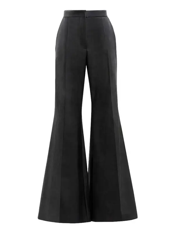 SAIID KOBEISY Flared Trousers - Black