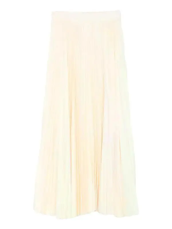 Eleventy Midi Pleated Skirt - Yellow