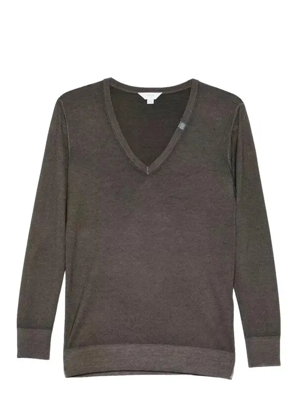 Malo V-neck Sweater - Brown