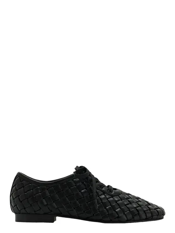 Jw Pei Kayla Woven Oxford Shoes - Black