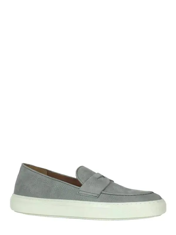 Fratelli Rossetti Penny Leather Loafers - Grey