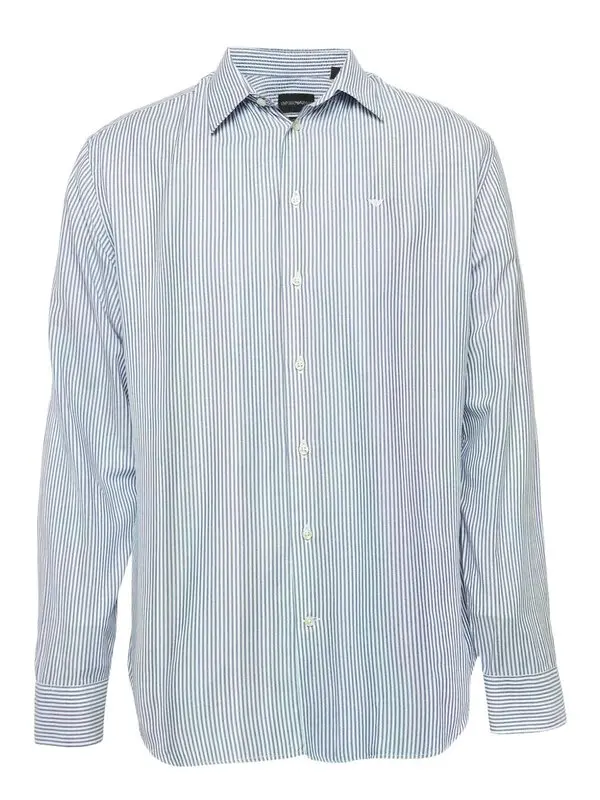Emporio Armani Striped Shirt - Blue