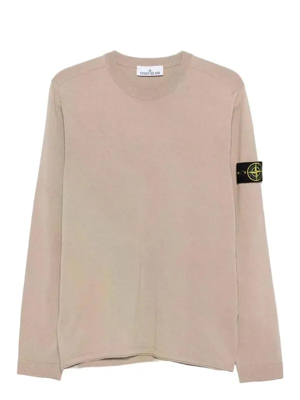 Stone Island Compass-patch Sweater - Neutrals