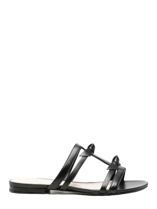 ALEXANDRE BIRMAN Slim Clarita Knotted Caged Sandals - Black