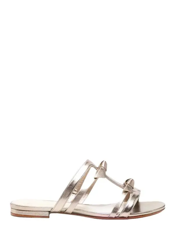 ALEXANDRE BIRMAN Slim Clarita Cage Flat Sandals - Gold