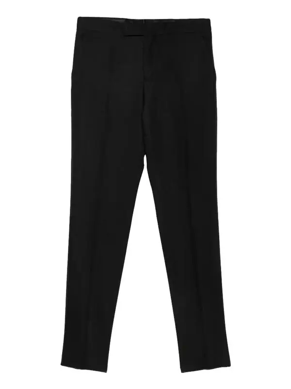 LARDINI Belt-loop Trousers - Black