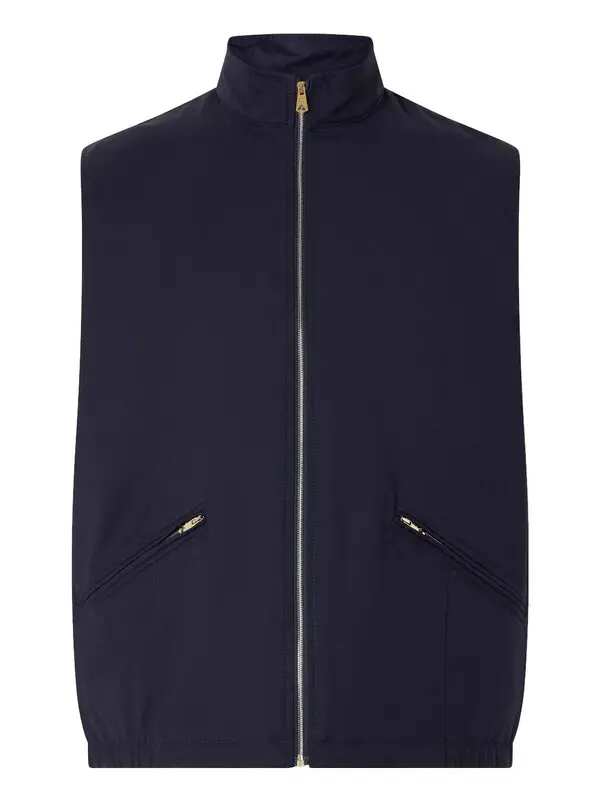 Paul Smith Padded Wool Gilet - Blue