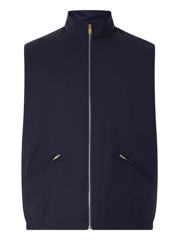 Paul Smith Padded Wool Gilet - Navy