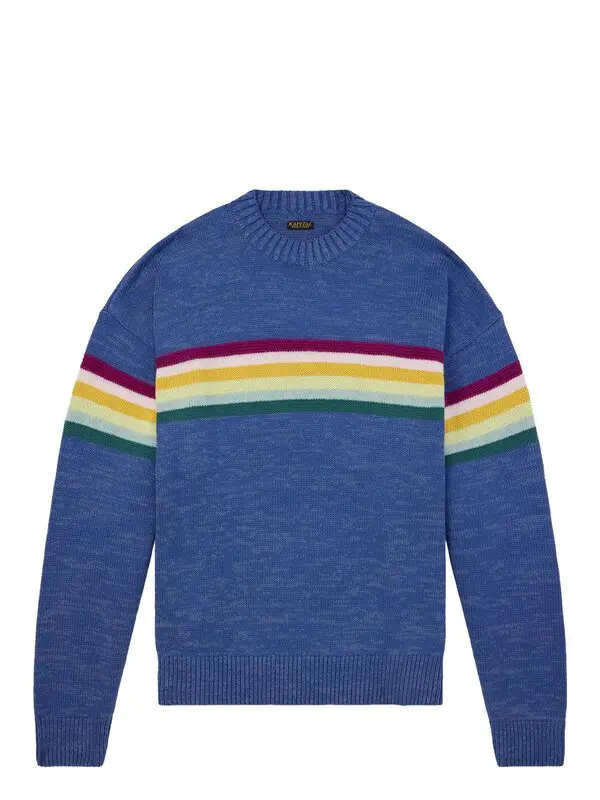 Kapital Cotton And Wool-blend Sweater - Blue