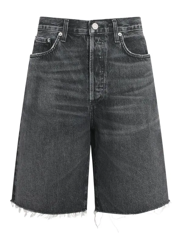 AGOLDE Anson Denim Shorts - Black
