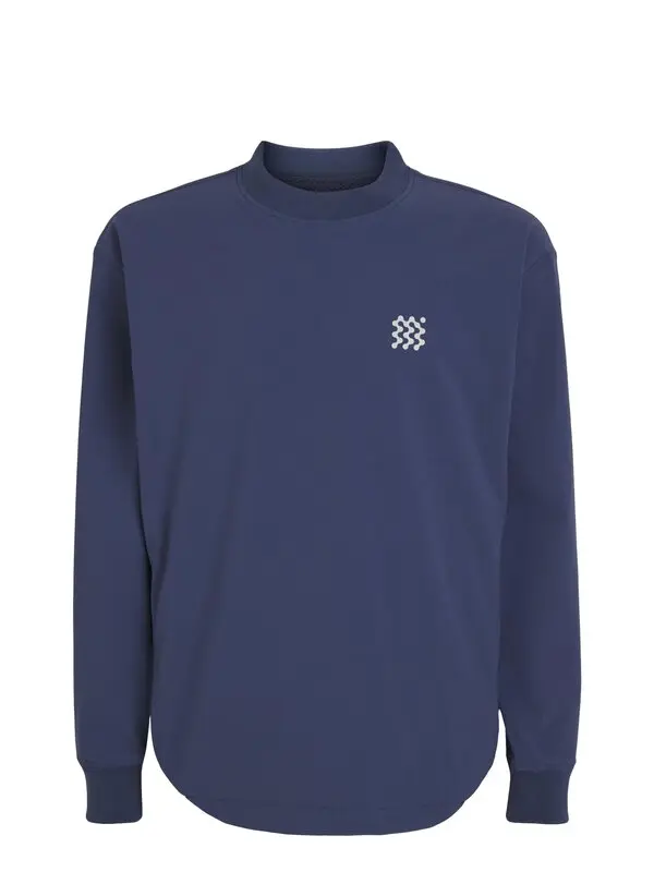 MANORS Gailes Windbreaker Sweatshirt - Navy