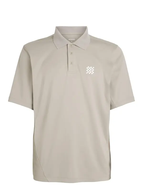 MANORS Seawool Logo Polo Shirt - Beige