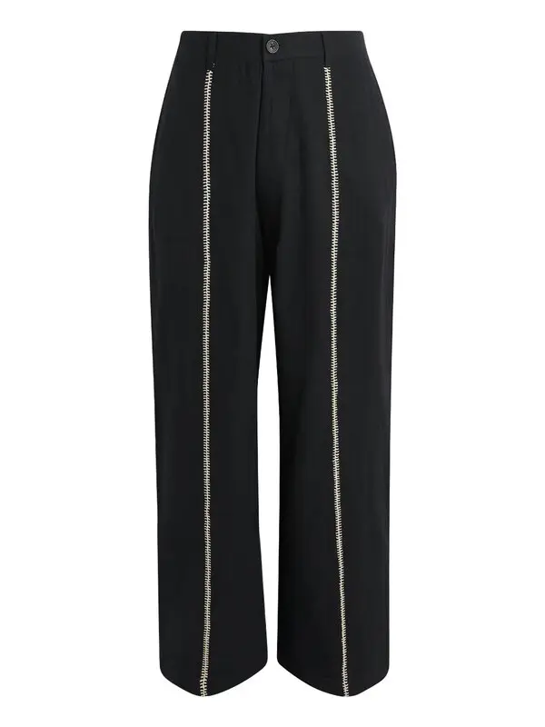 KARTIK RESEARCH Wool Manari Trousers - Black