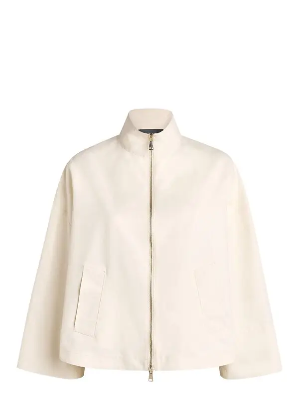 Fabiana Filippi Cotton-blend Caban Jacket - Ivory
