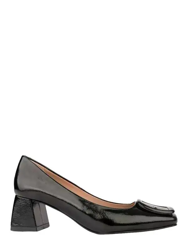 SERGIO MORETTI FIRENZE Buckle Detail Heeled Pumps - Black