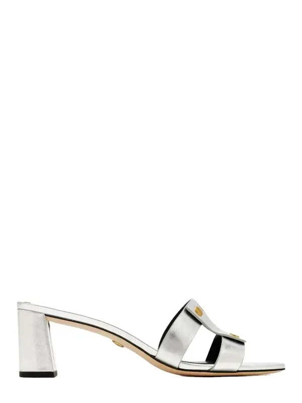 Veronica Beard Via Strap Sandals - Silver