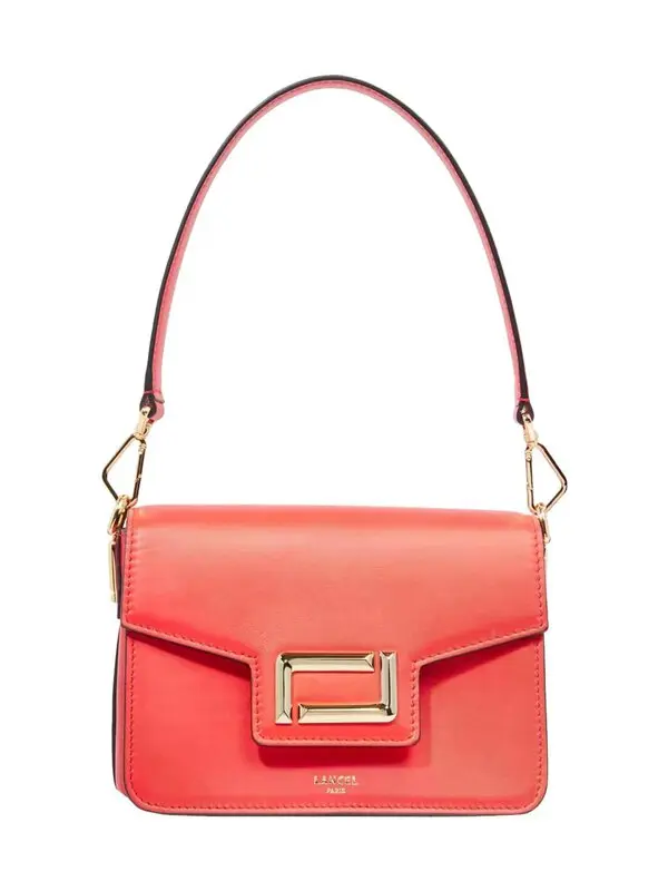 LANCEL Mini Leather Shoulder Bag - Red