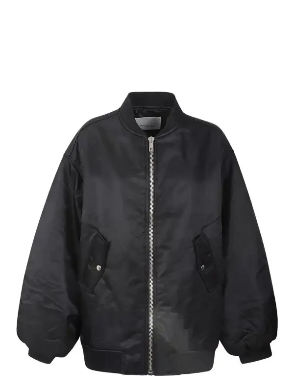 THE FRANKIE SHOP Astra Bomber Jacket With Pockets - Black