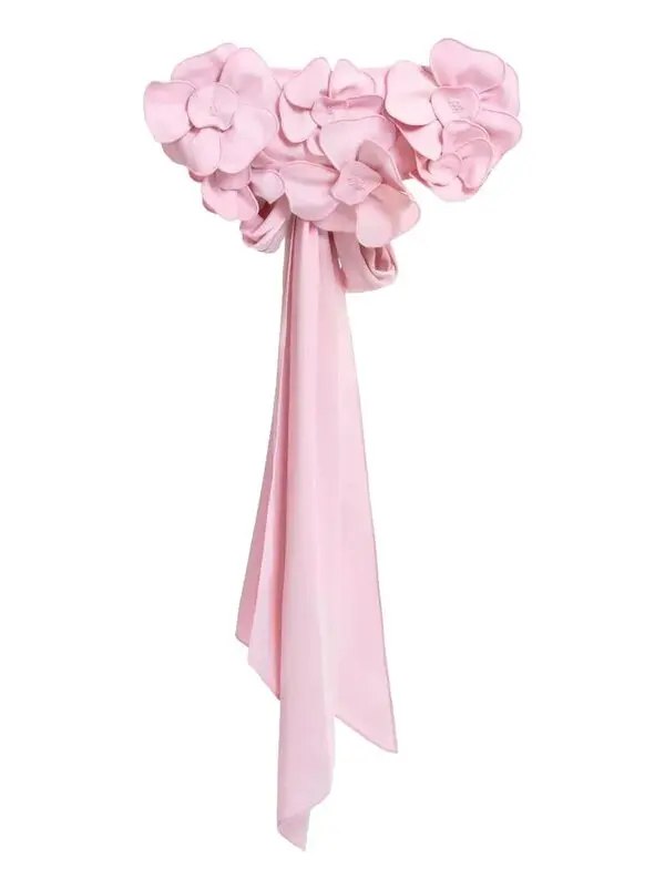 SAIID KOBEISY Floral Top - Pink