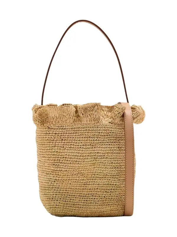 LOEFFLER RANDALL Laith Small Bucket Bag - Neutrals