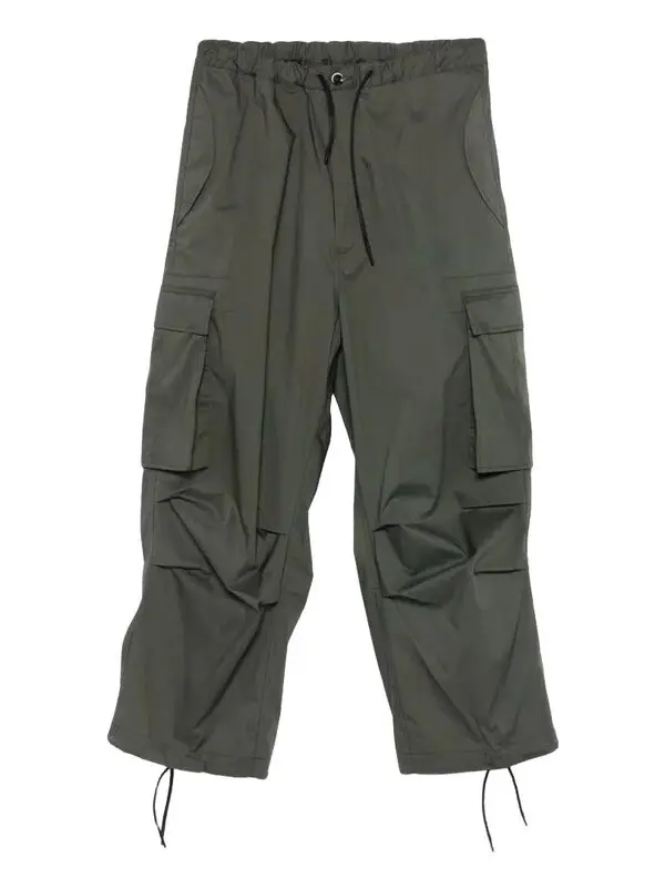 NINE:INTHE:MORNING Cargo Pockets Trousers - Green