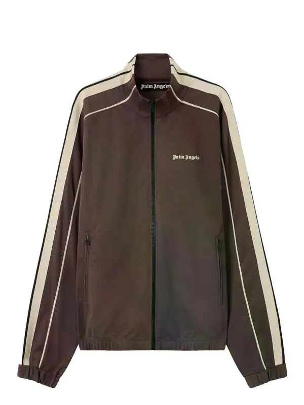 Palm Angels Classic Logo Vintage Track Jacket - Brown