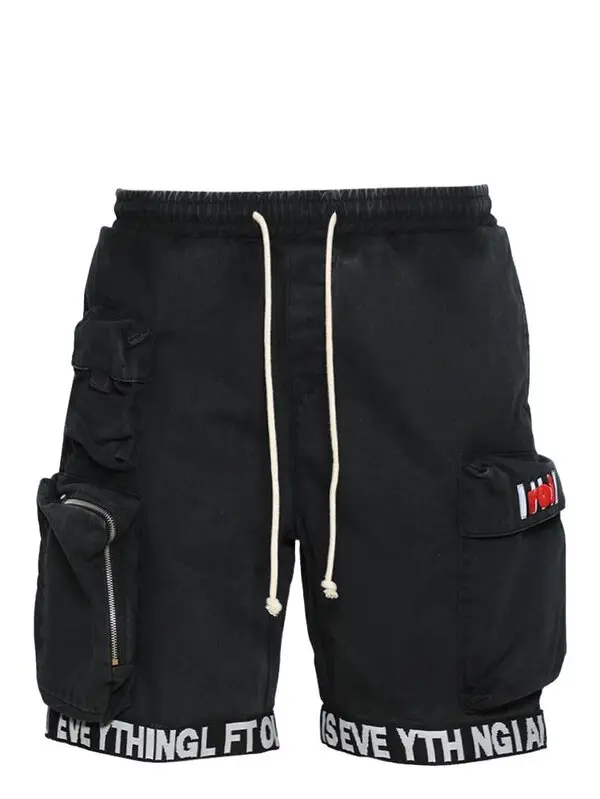 RIVINGTON ROI REBIS Cargo Shorts - Black