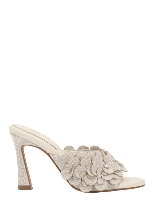 Vince Camuto Floral Mule - Stone Khaki