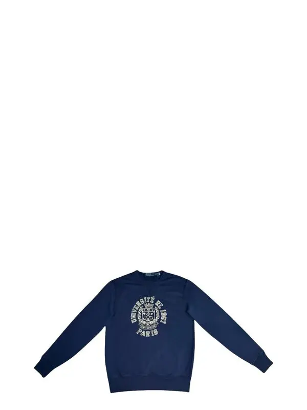 Polo Ralph Lauren Graphic Crewneck Sweatshirt - Blue