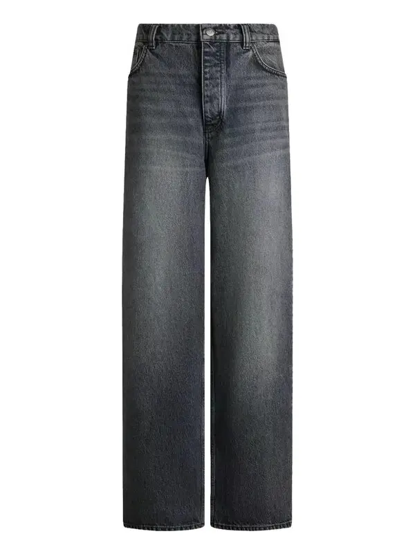 12 STOREEZ Wide-leg Jeans - Grey