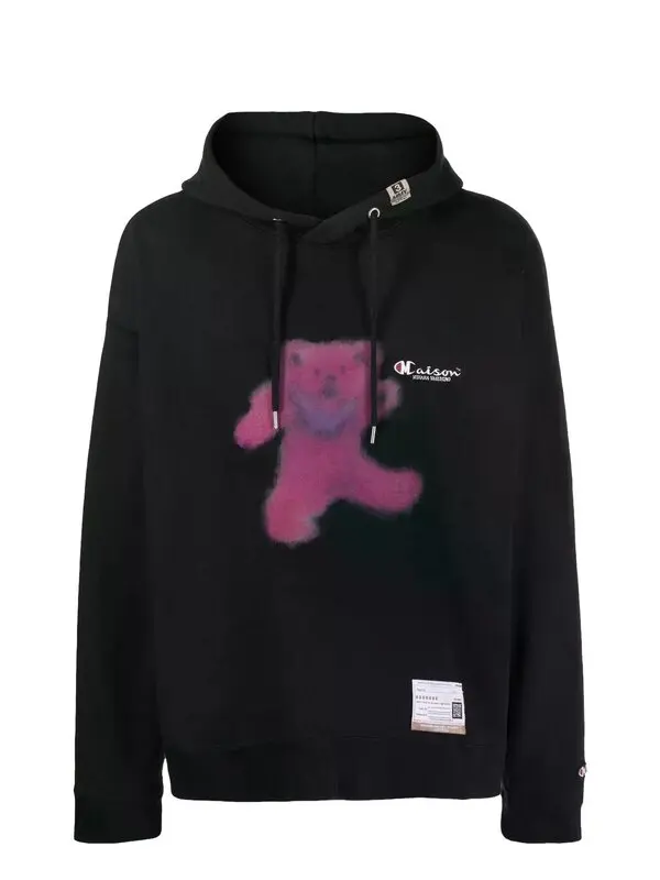 Mihara Yasuhiro X Champion Graphic-print Hoodie - Black
