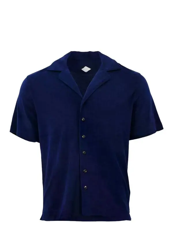 Pal Zileri Button Short-sleeve Shirt - Blue