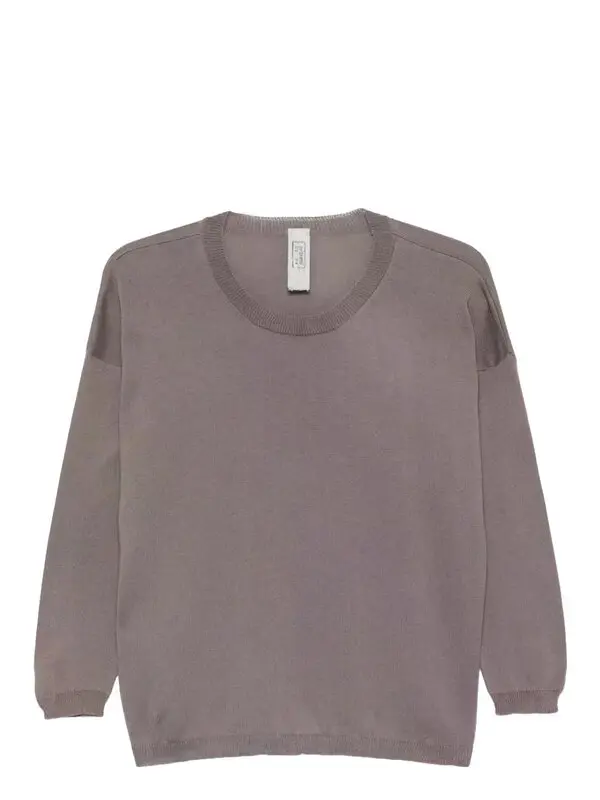 PRIVATE 0204 Crew-neck Sweater - Brown