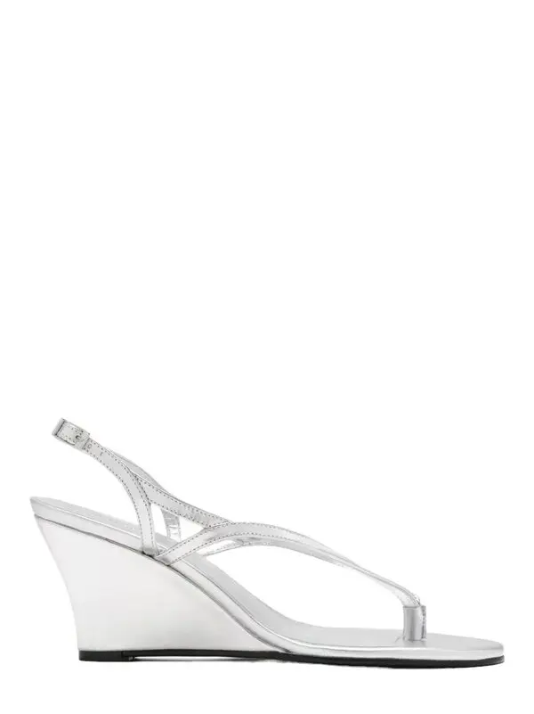 Gimaguas 75mm Wedge Sandals - Silver