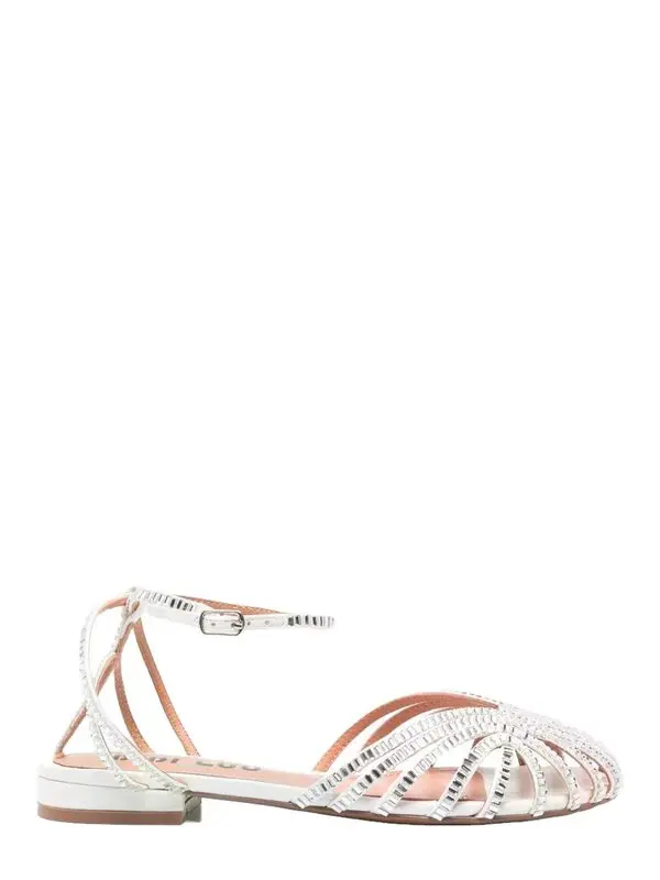 BIBI LOU Crystal Embellished Sandals - Silver